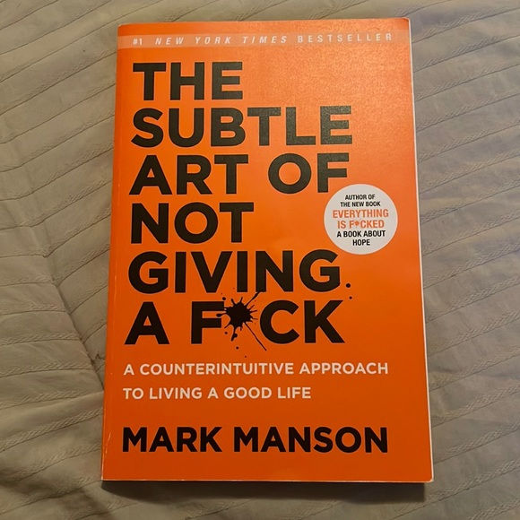 Accents | The Subtle Art Of Not Giving A Fck By Mark Manson Book | Poshmark
